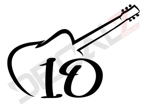 Guitar Bin Decal Decalz By More Cars Online