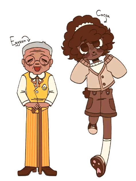 Eggson And Cocoa From Dandys World Easter Update Human Version In 2025 Cute Drawings Game