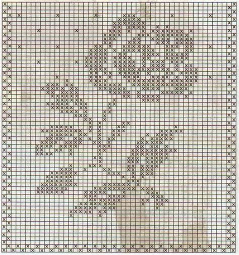 Филейное вязание Розы Подборка схем