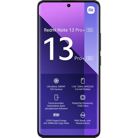 Xiaomi Redmi Note 13 Pro+ mit Vertrag - Vodafone Telekom otelo congstar ...