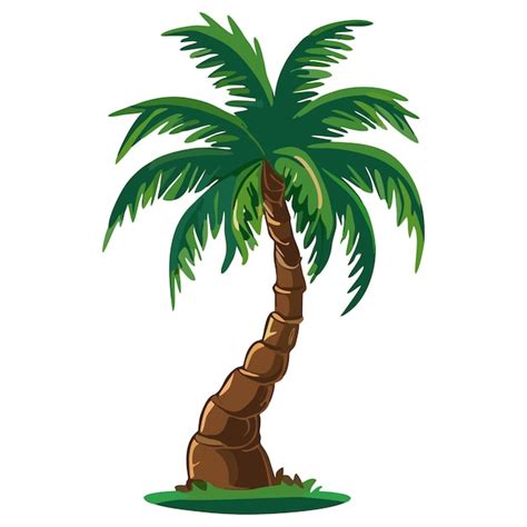 Coconut Tree Vector Premium AI Generated Vector