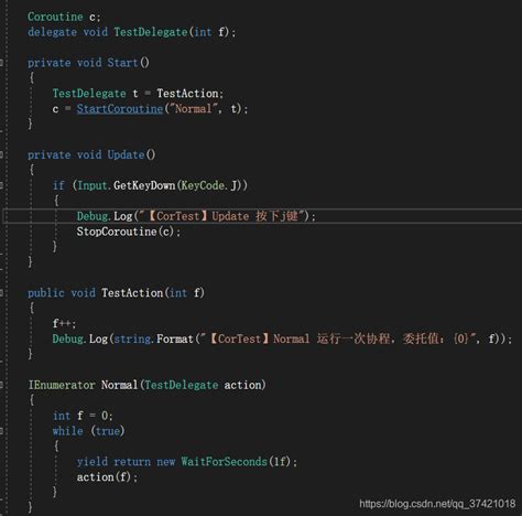 unity 协程的一些基本用法及测试（二） unity的goto不能在lamda表达式利用吗 csdn博客