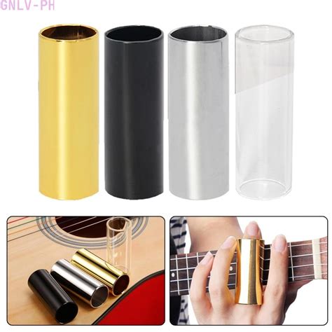Premium Quality 70mm Metal Guitar Slide Bar Finger Slides For String Instruments Shopee