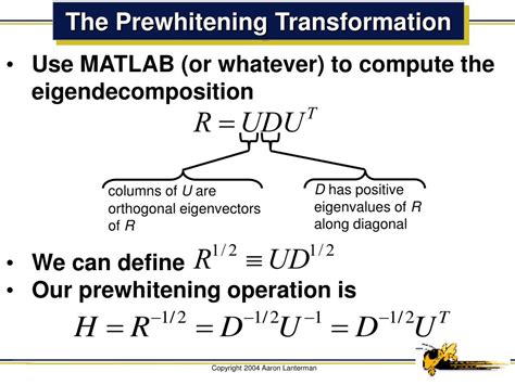 Ppt General Multivariate Gaussian Detection Problems Powerpoint