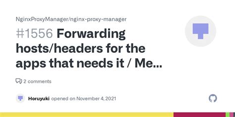 Forwarding Hosts Headers For The Apps That Needs It Met With