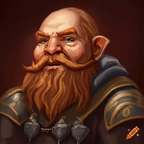 Friendly Dwarf Dnd Portrait On Craiyon