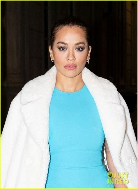 Photo Rita Ora Wows In Blue Mini Dress For Night Out In Milan 11