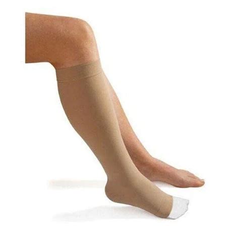 Activa Class 1 Below Knee Compression Stockings Open Toe Sand Xl