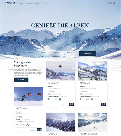 Web Design Parallax Effect On Behance