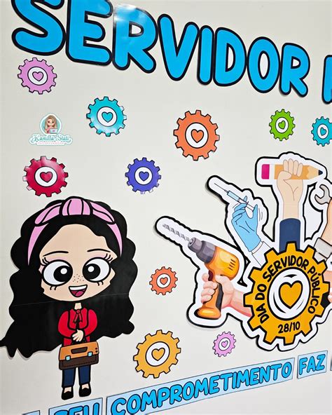 Painel dia do servidor público Psicopedagoga Kamilla Stati