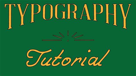 Illustrator CC CS6 Tutorial Typography Poster Placement PART 1 YouTube