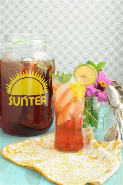 Raspberry Lime Sun Tea Two Lucky Spoons