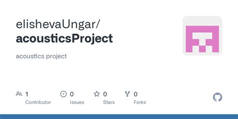 Github Elishevaungaracousticsproject Acoustics Project