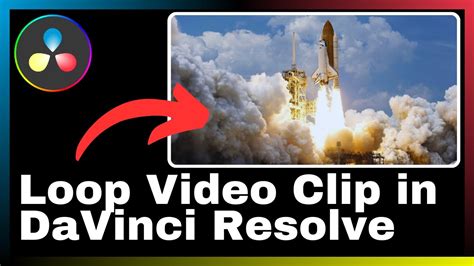 how to loop video clip in davinci resolve youtube