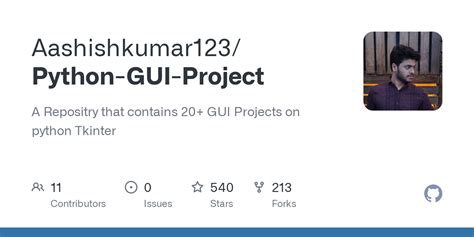 GitHub Aashishkumar Python GUI Project A Repositry That Contains GUI Projects On