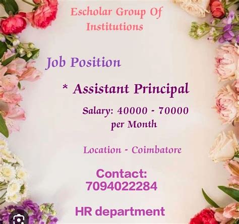 mahalakshmi venugopal on linkedin jobs opening jobvaccancy education institute