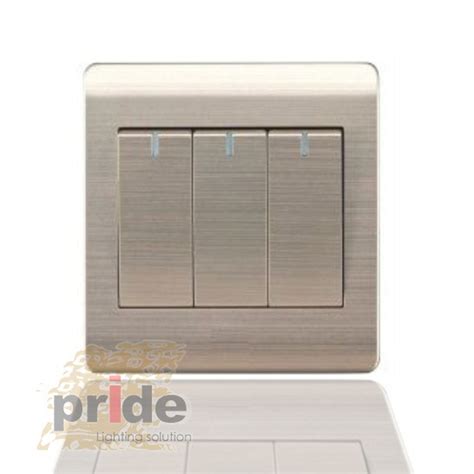 Pride A66-K03В Трехклавишный проходной выключатель, купить ...