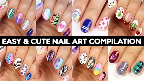 Nail Art Designs Cute And Easy Nail Art Design Compilation Fashion