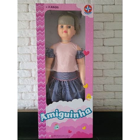 Boneca Amiguinha Estrela Original 80 Cm Shopee Brasil