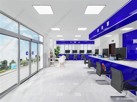 现代公安局3d模型下载【id1125995757】知末3d模型网