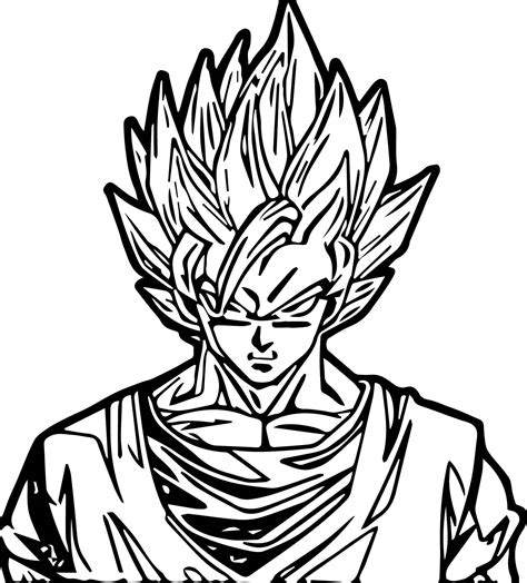 Goku We Coloring Page 047 Wecoloringpage