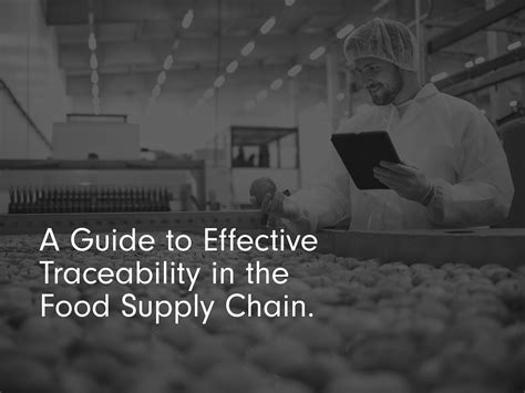 A Guide To Effective Traceability In The Food Supply Chain