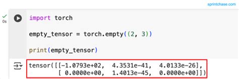 Torch Empty Creating An Empty Tensor In Pytorch
