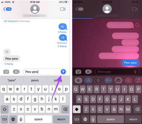 7 Imessage Tricks For Pew Pew Like Special Effects On Iphone