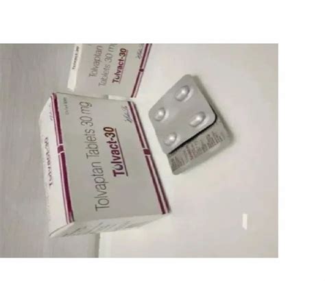 Tolvaptan 30 Mg Tablet At Rs 50 Stripe Tolvaptan Tablet In Nagpur