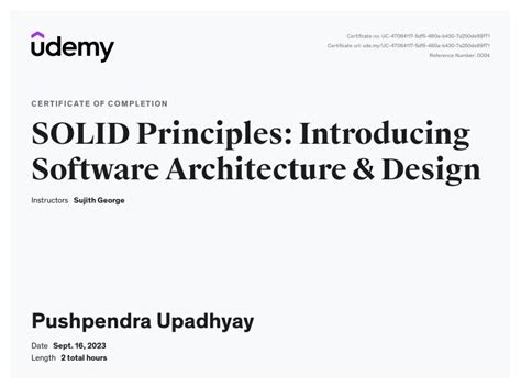 Softwarearchitecture Solidprinciples Udemy Continuouslearning Pushpendra Upadhyay