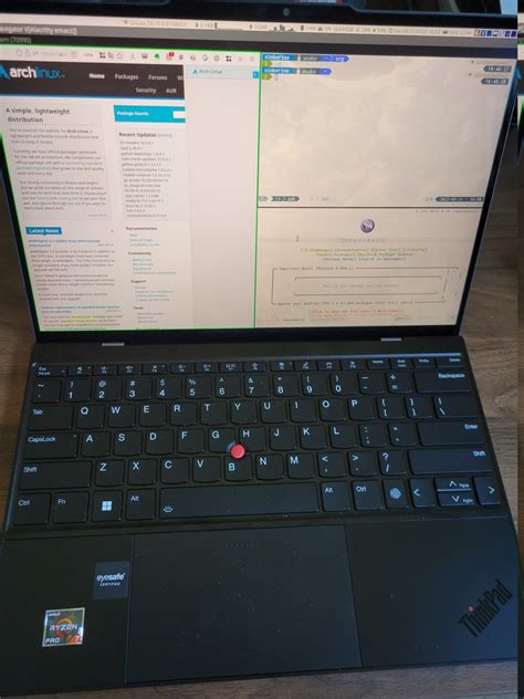 My Arch Linux Setup On Thinkpad Z Gen Cm