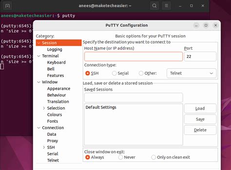 How To Install PuTTY On Linux Make Tech Easier