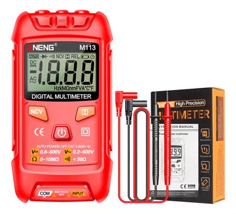 Mini Multímetro Tester Digital Inteligente Aneng M113