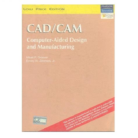 Cad Cam Computer Aided Design And Manufacturing By M Groover 1st