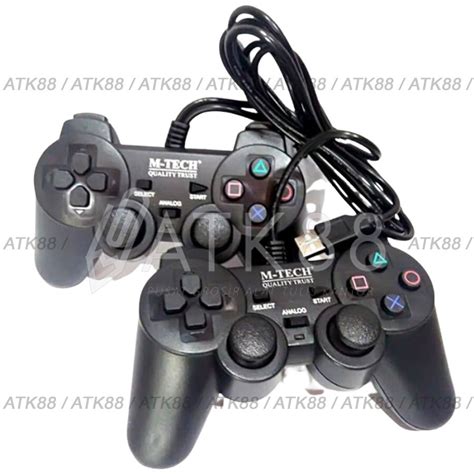 Jual Stick Ps Usb Laptop Gamepad Pc Gamepad Double Hitam Mc Shopee