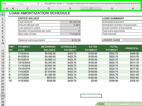 How To Consolidate In Excel 13 Steps With Pictures Wikihow