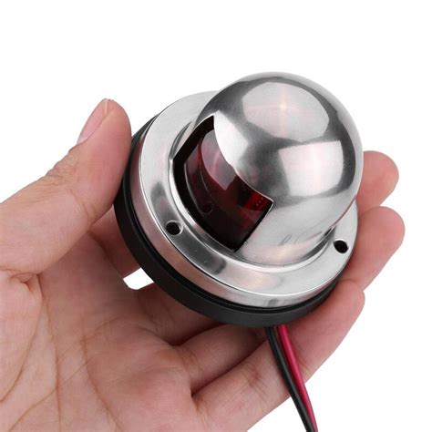 Luces LED de navegación de acero inoxidable resistente a la corrosión lámpara de señal de