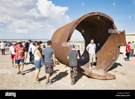 The Trinity Test Site Where The First Atomic Bomb Was Exploded On