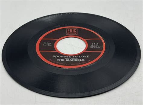 The Marcels Blue Moon Goodbye To Love 7 Vinyl 45rpm Eric Ebay