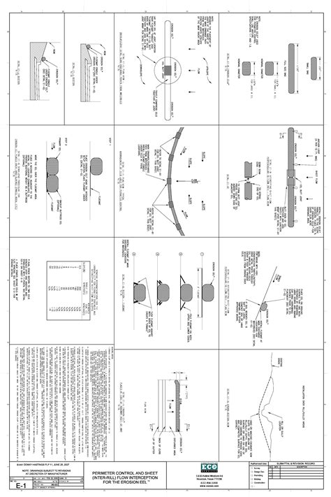 Erosion Eel Perimeter Detail Drawing Construction Ecoservices