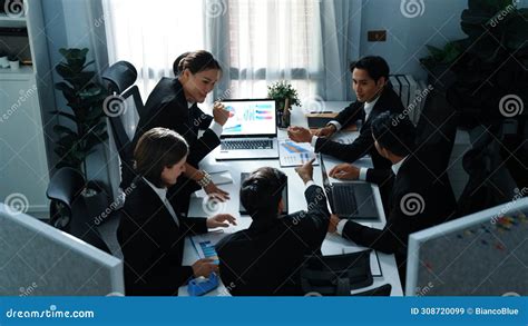 Top View Of Skilled Analytic Analysis Investment Data At Meeting