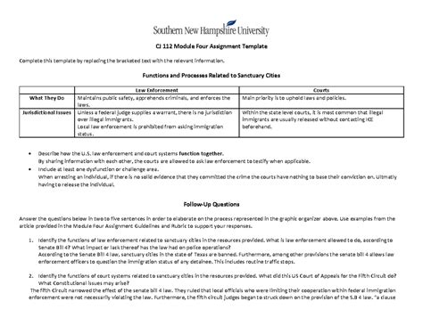 Cj 112 Module Four Assignment Template Cj 112 Module Four Assignment
