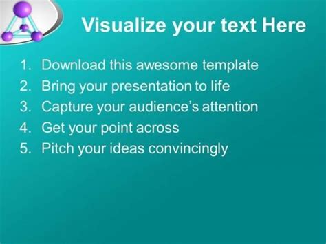Study The Molecular Structure Powerpoint Templates Ppt Backgrounds For
