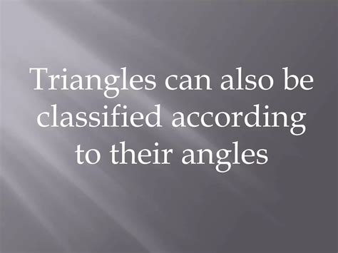 Classification Of Triangles Pptx