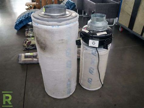 Valueline Vlf 8 8 Inline Fan With 2 8 Canister Filters Roller