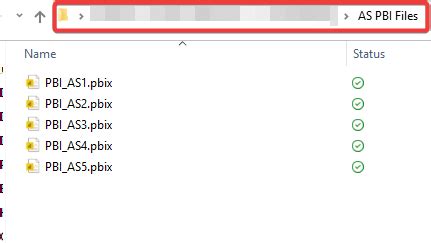 Stripping Off Analysis Services Connection From Multiple Power BI Files Sandeep Pawar