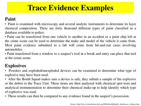 Ppt What Is Trace Evidence Forensic Science Powerpoint Presentation