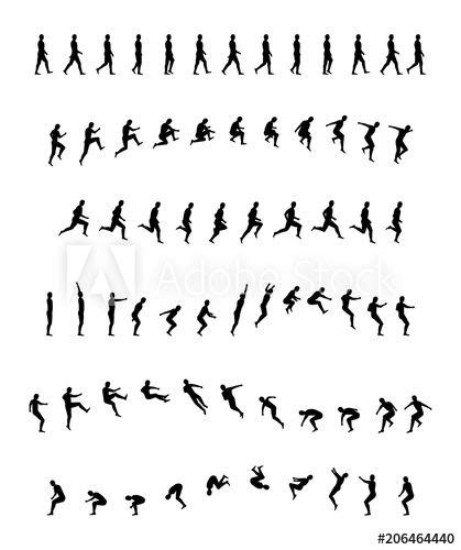 Running Stickman Frames