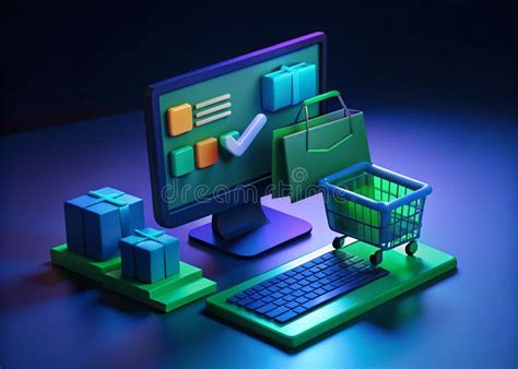 Order Confirmation Screen A 3d Render Of A Successful Online Shopping