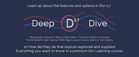 Deep Dive Into Divi Is Here